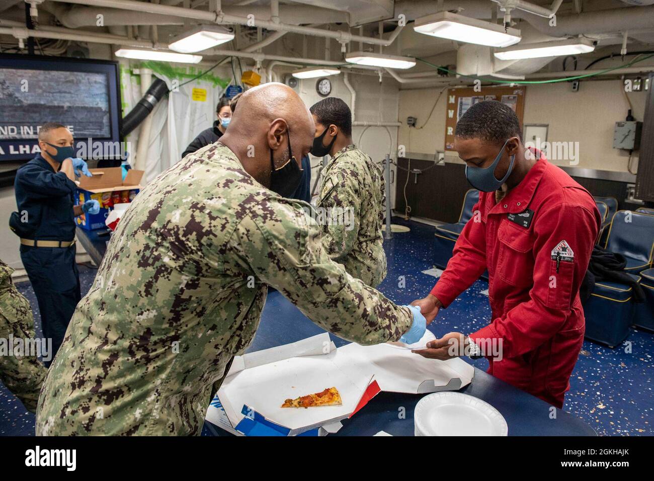 SASEBO, Japan (April 22, 2021) Command Senior Chief Keith Johnson, from ...