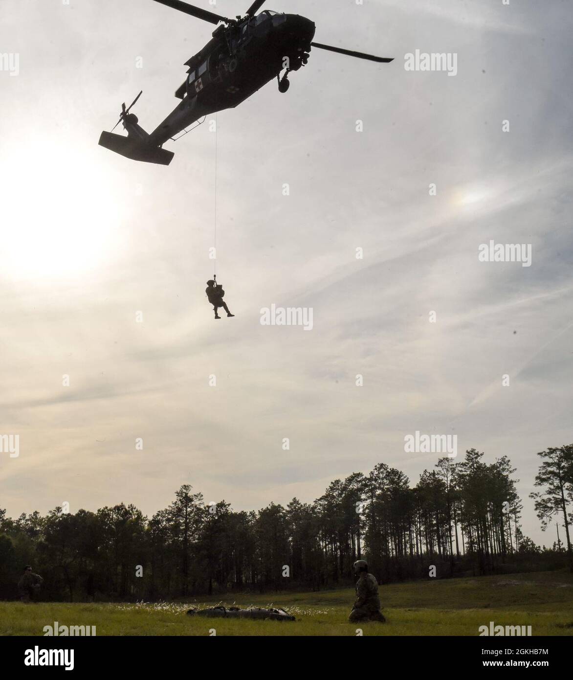 Soldiers with Company G, 3d Battalion, 238th Aviation Regiment ...