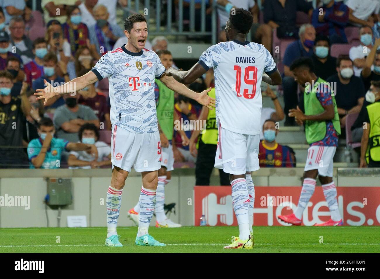 Lewandowski celebration 2021 hi-res stock photography and images - Alamy