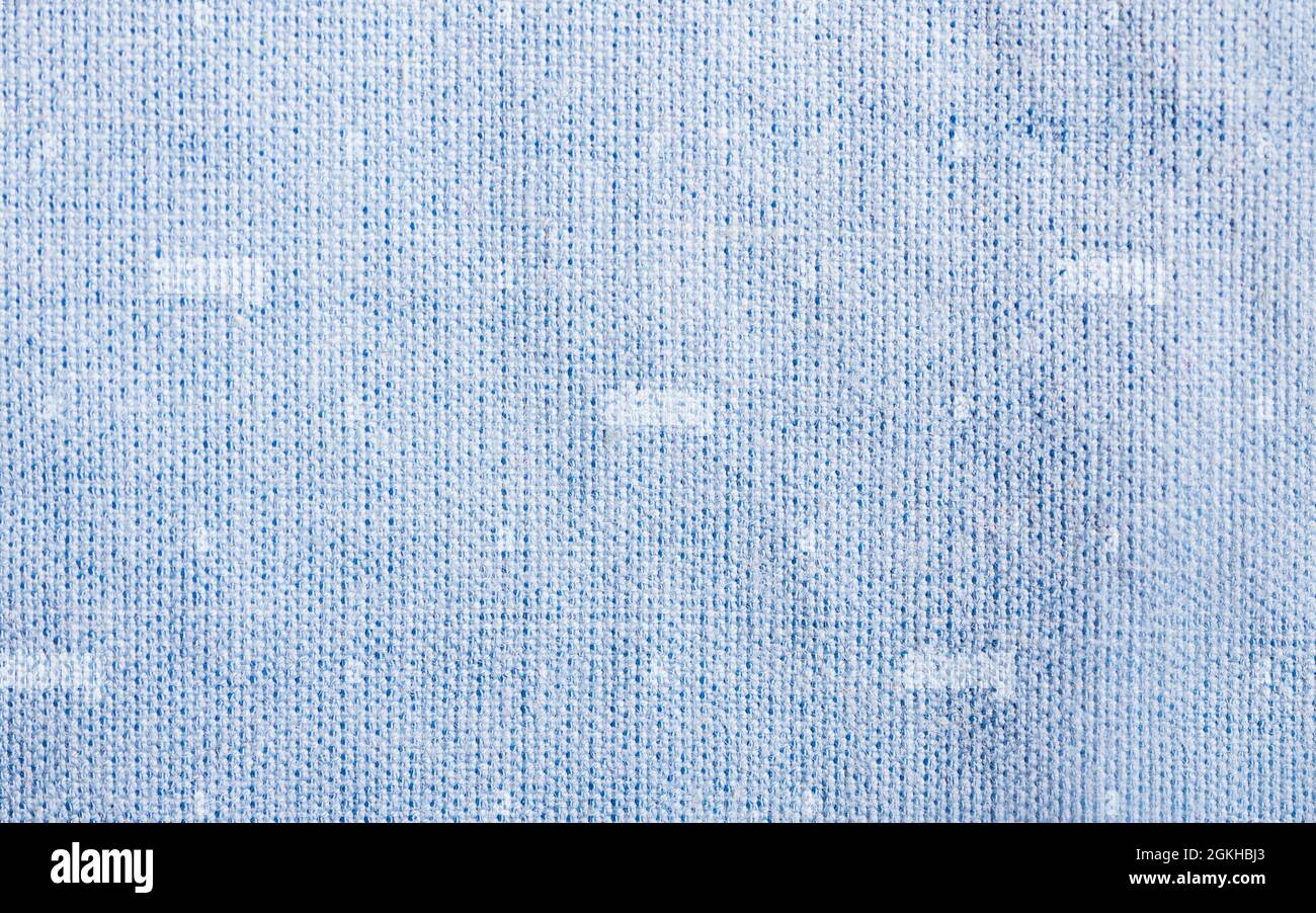 Texture backdrop photo of blue colored cotton cloth material Stock ...
