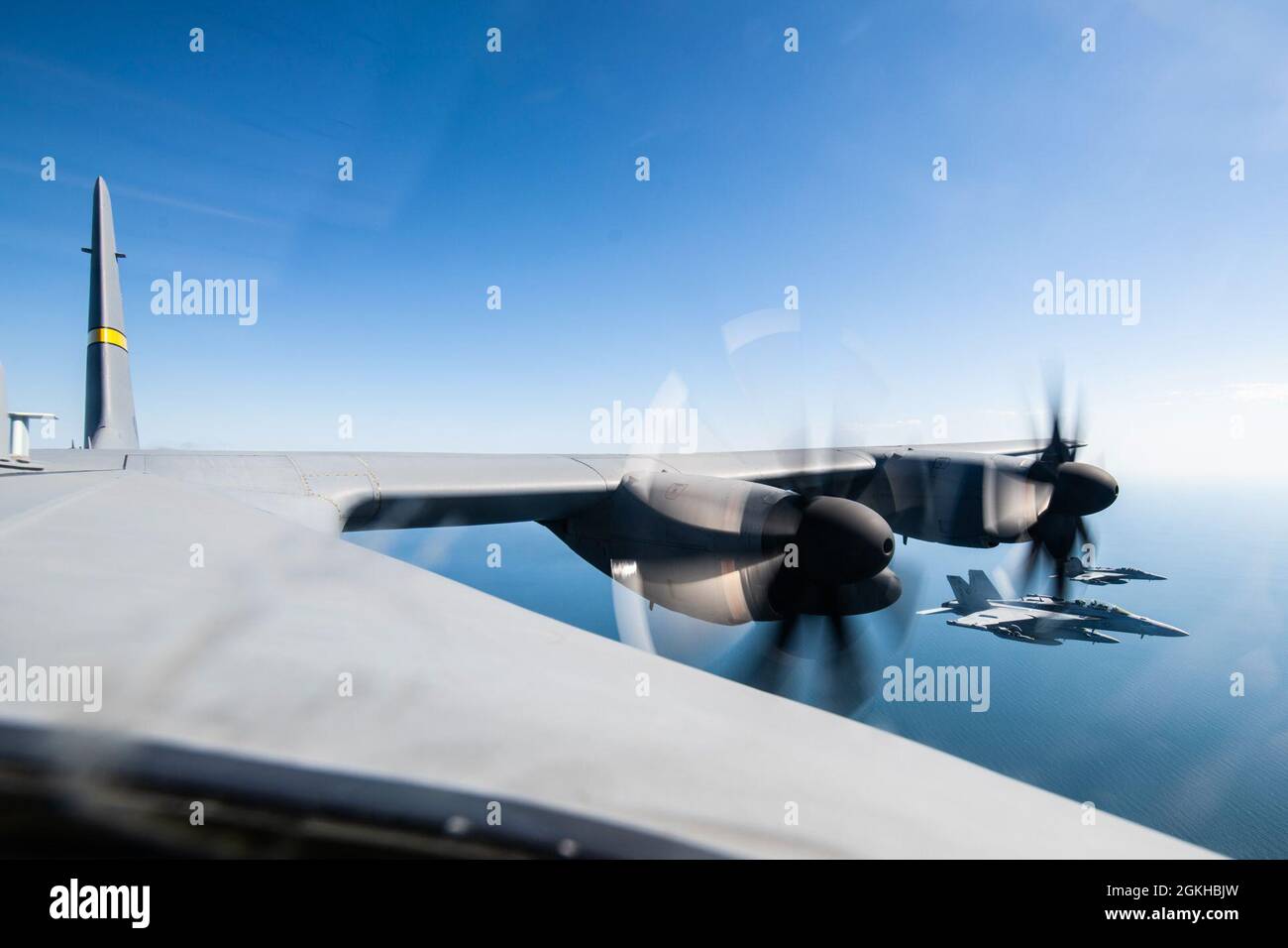 U.S. Navy EA-18G Growlers assigned to Electronic Attack Squadron (VAQ ...