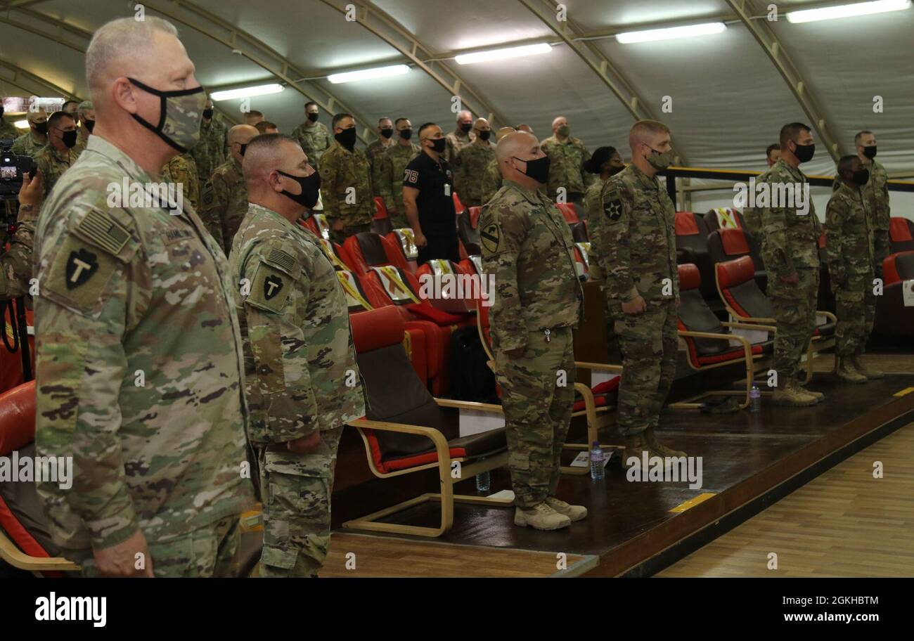 The U.S. Army commander from 16th Engineer Brigade, Army National Guard ...