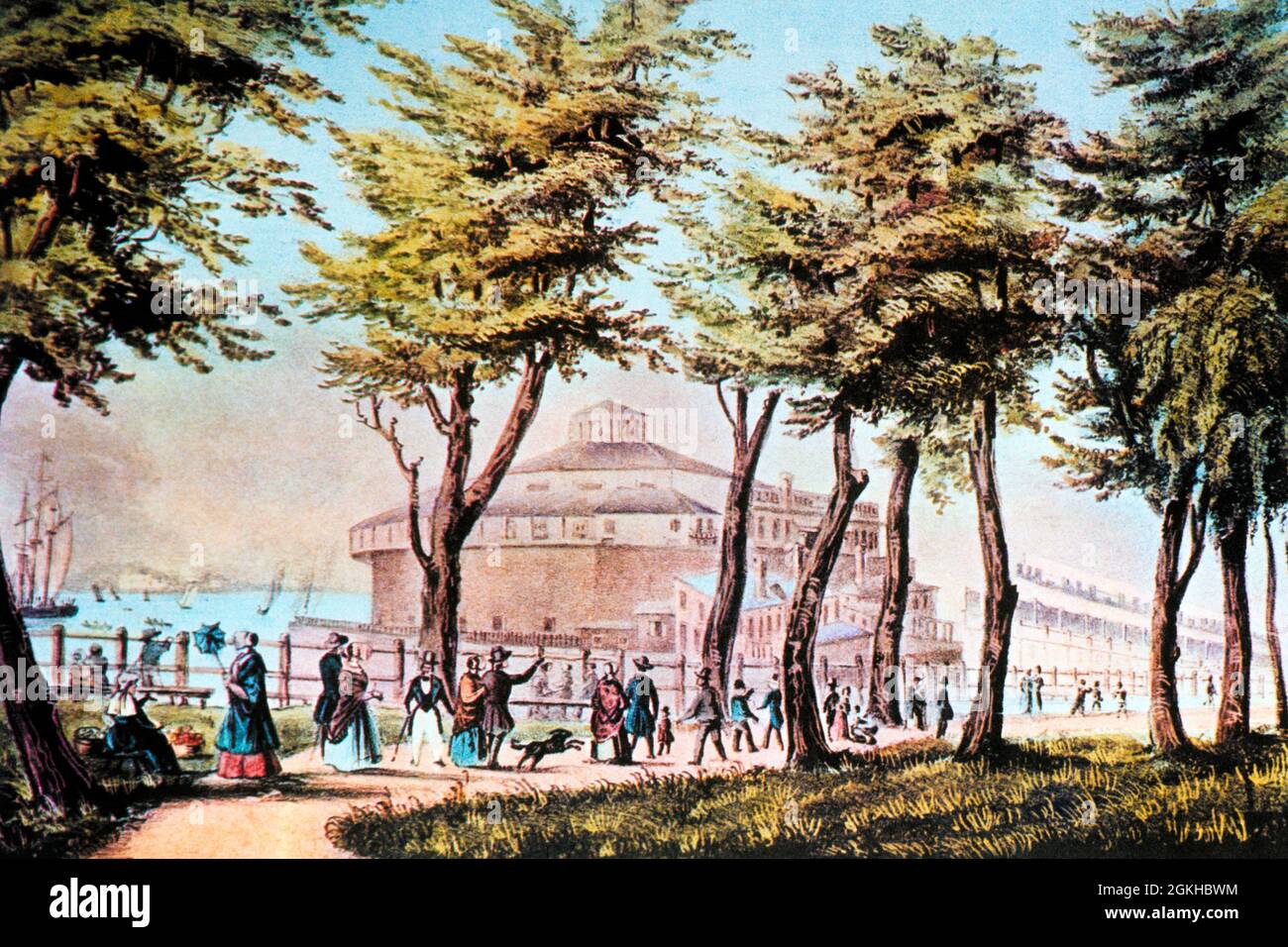 1840s america cities hi-res stock photography and images - Alamy