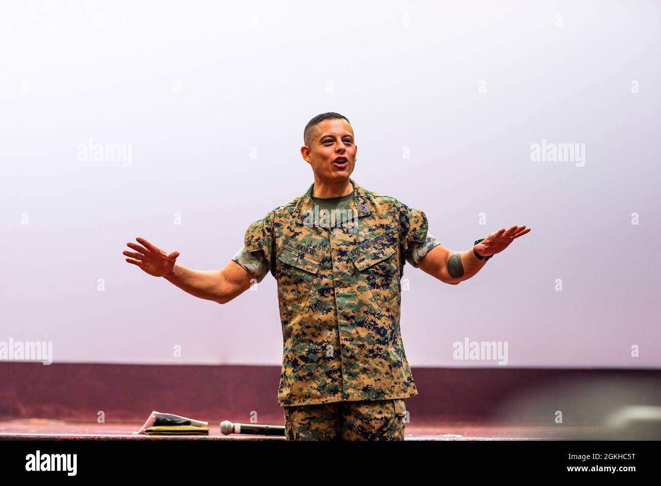 U.S. Marine Corps Sgt. Maj. Alfonso “YUT Juice-9” Ramos Jr., sergeant ...