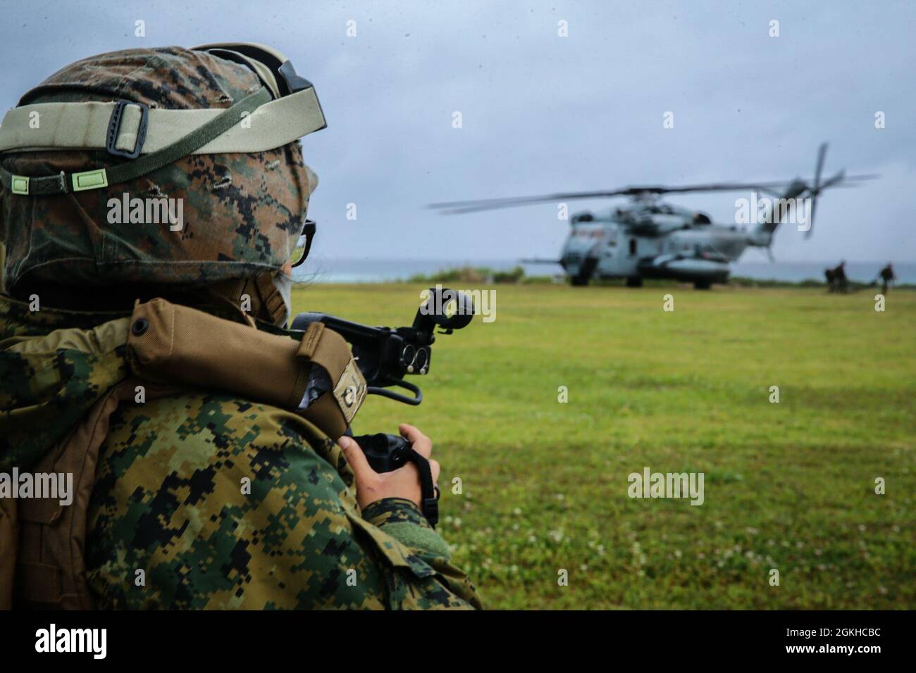 U.S. Marine Corps Lance Cpl. Alpha Hernandez, combat videographer with ...