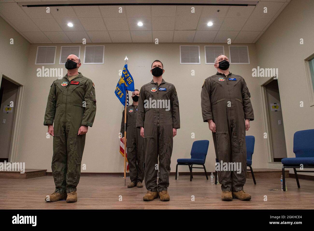 Lt. Col. Kevin Auger hands off command of the 22nd Attack Squadron to ...