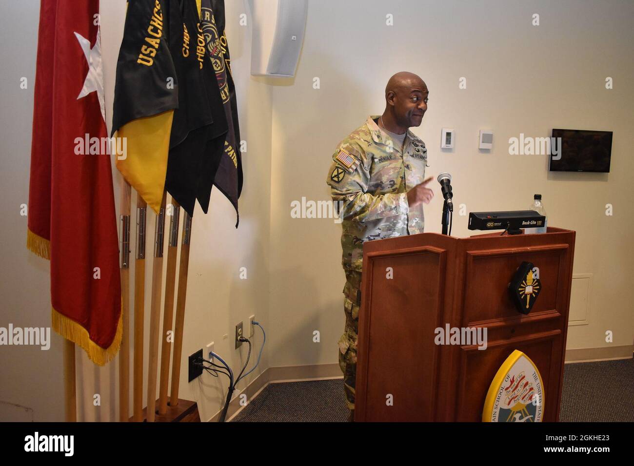 Fort Jackson Commander, Brig. Gen. Milford H. 'Beags' Beagle Jr., gives ...