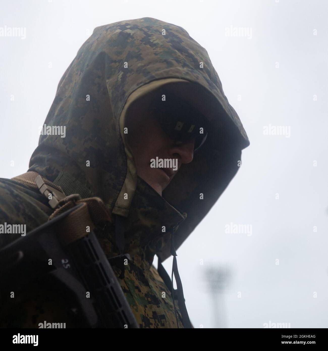 U.S. Marine with Amphibious Reconnaissance Platoon, 31st Marine ...