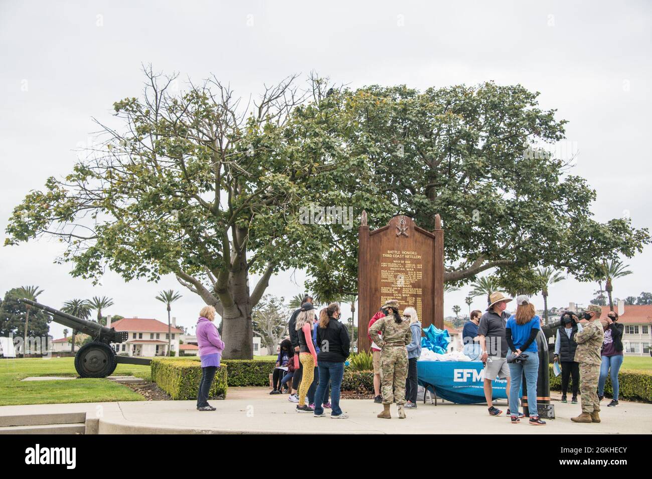 The 61st Air Base Group Commander, Col Becky Beers, participates in the ...
