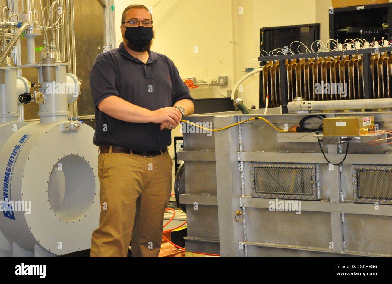 Naval Surface Warfare Center Dahlgren Division (NSWCDD) engineer Dr. Jon ‘Cameron’ Pouncey ...