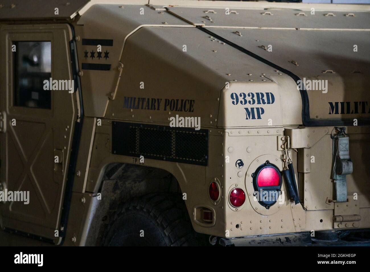 U.S. Army vehicle sit in the McCormick Place in Chicago, Illinois ...
