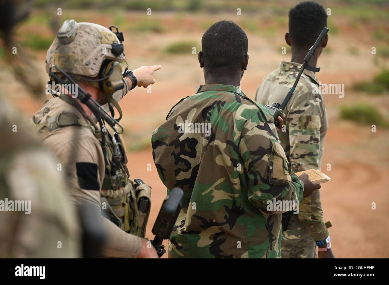 U.S. forces train Danab partner forces on radio and close air support ...