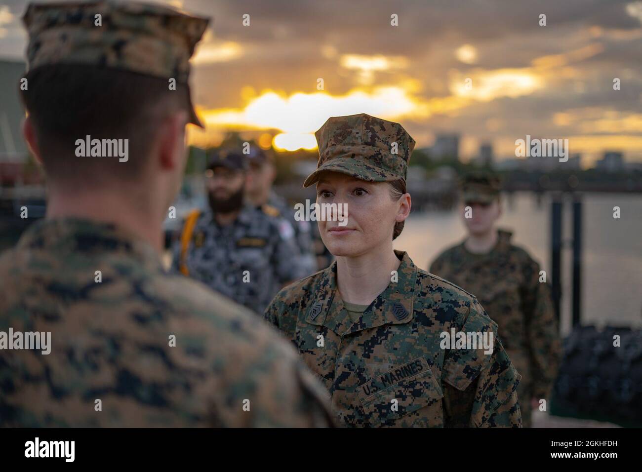U.S. Marine Corps Master Sgt. Sarah Nadeau, the communication strategy ...