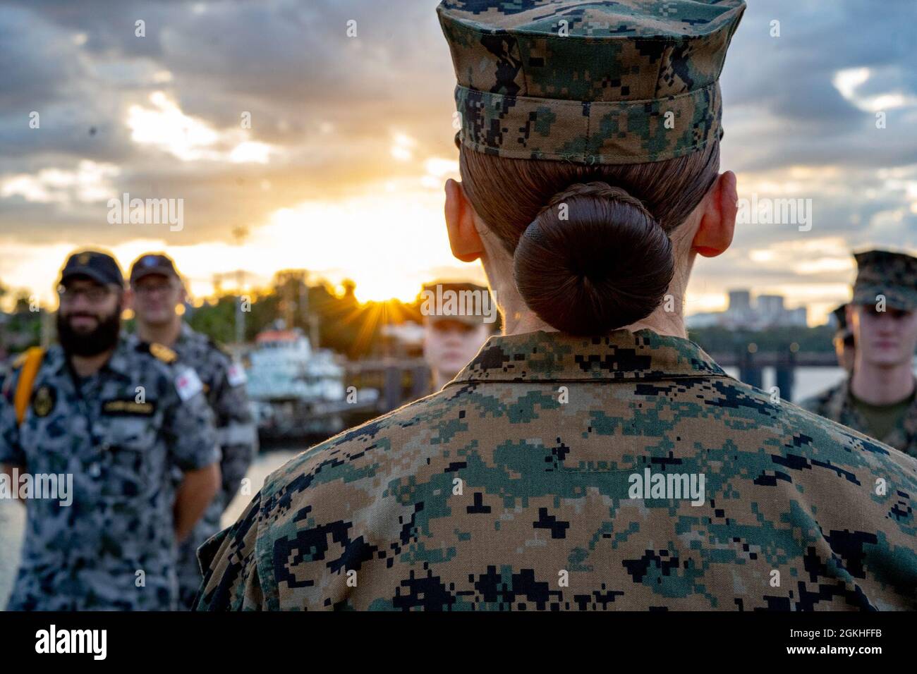 U.S. Marine Corps Master Sgt. Sarah Nadeau, the communication strategy ...