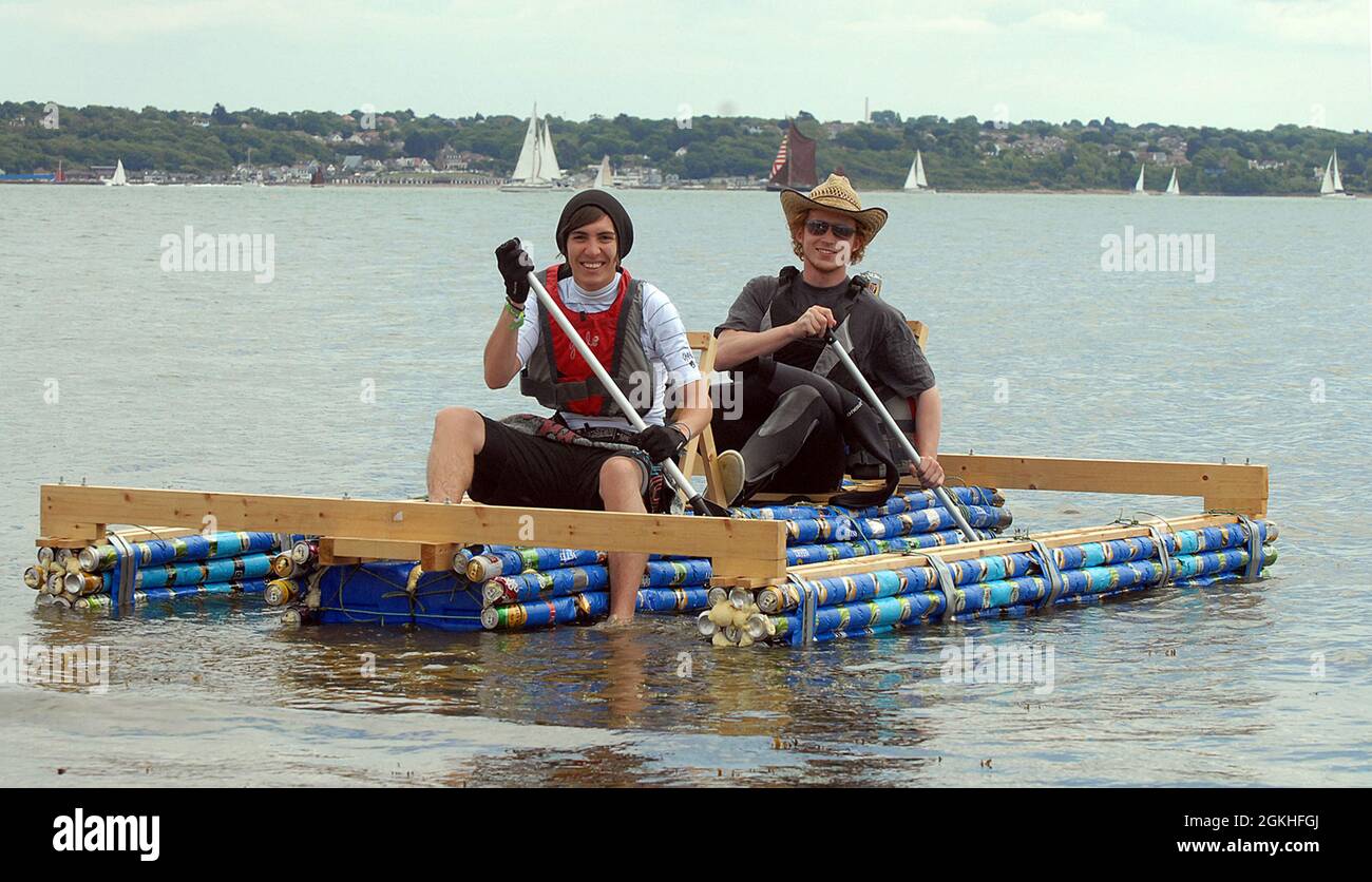 STUDENTS JAMIE BENNETT, LEFT, AND SAM GREENHILL SET OUT TO SEA ON THEIR ...