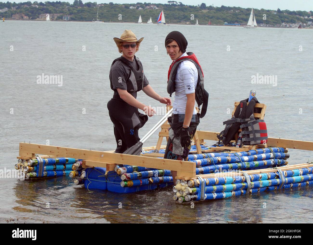 STUDENTS JAMIE BENNETT, RIGHT, AND SAM GREENHILL SET OUT TO SEA ON ...