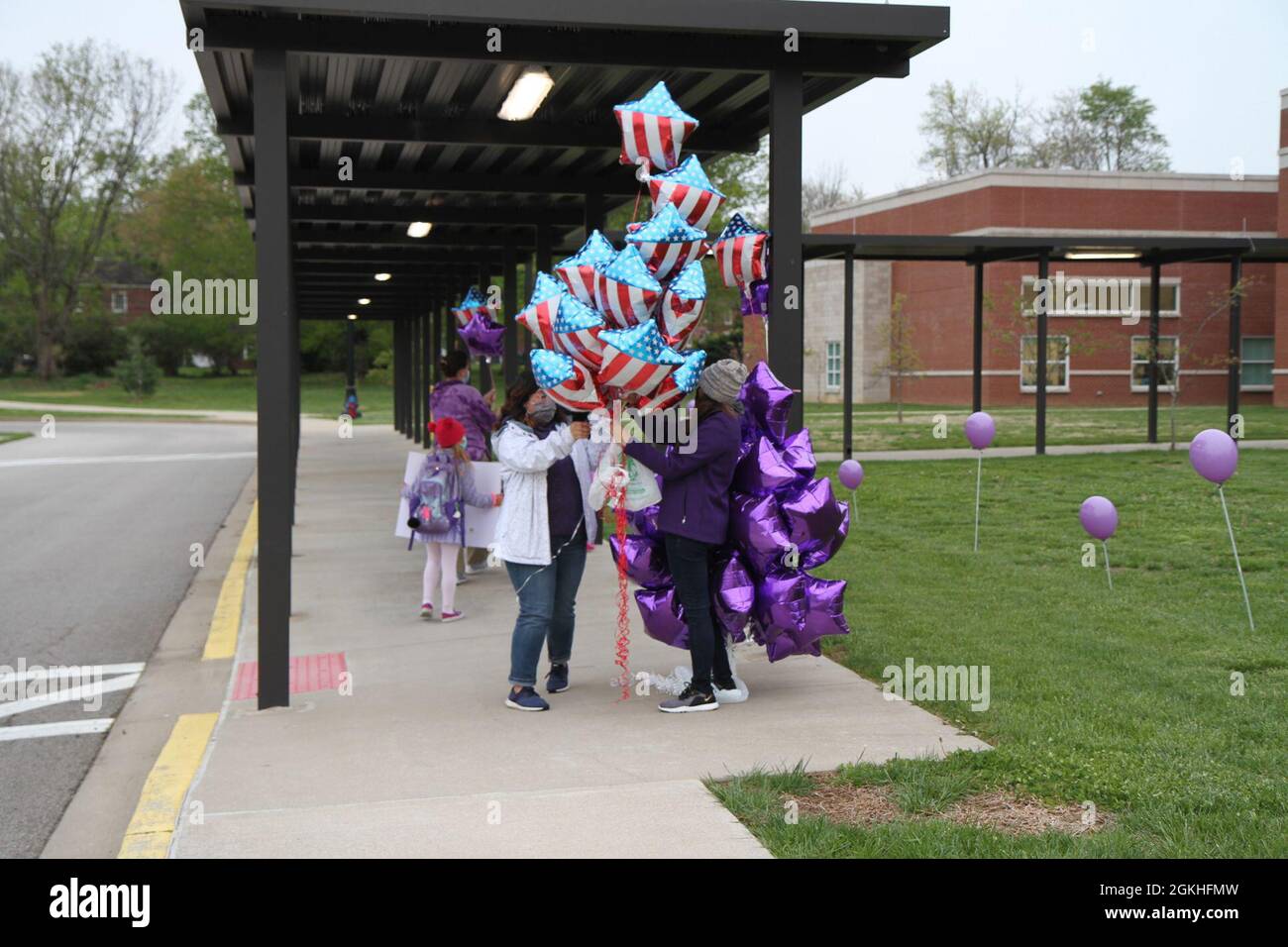 The faculty of Kingsolver Elementary School on Fort Knox, Kentucky ...