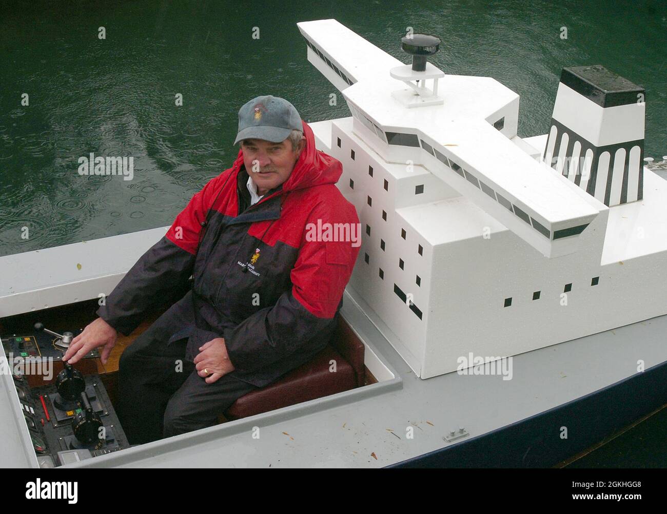 SENIOR LECTURER GORDON MAXWELL ABOARD ONE OF THE £150,000 MODEL TANKERS ...