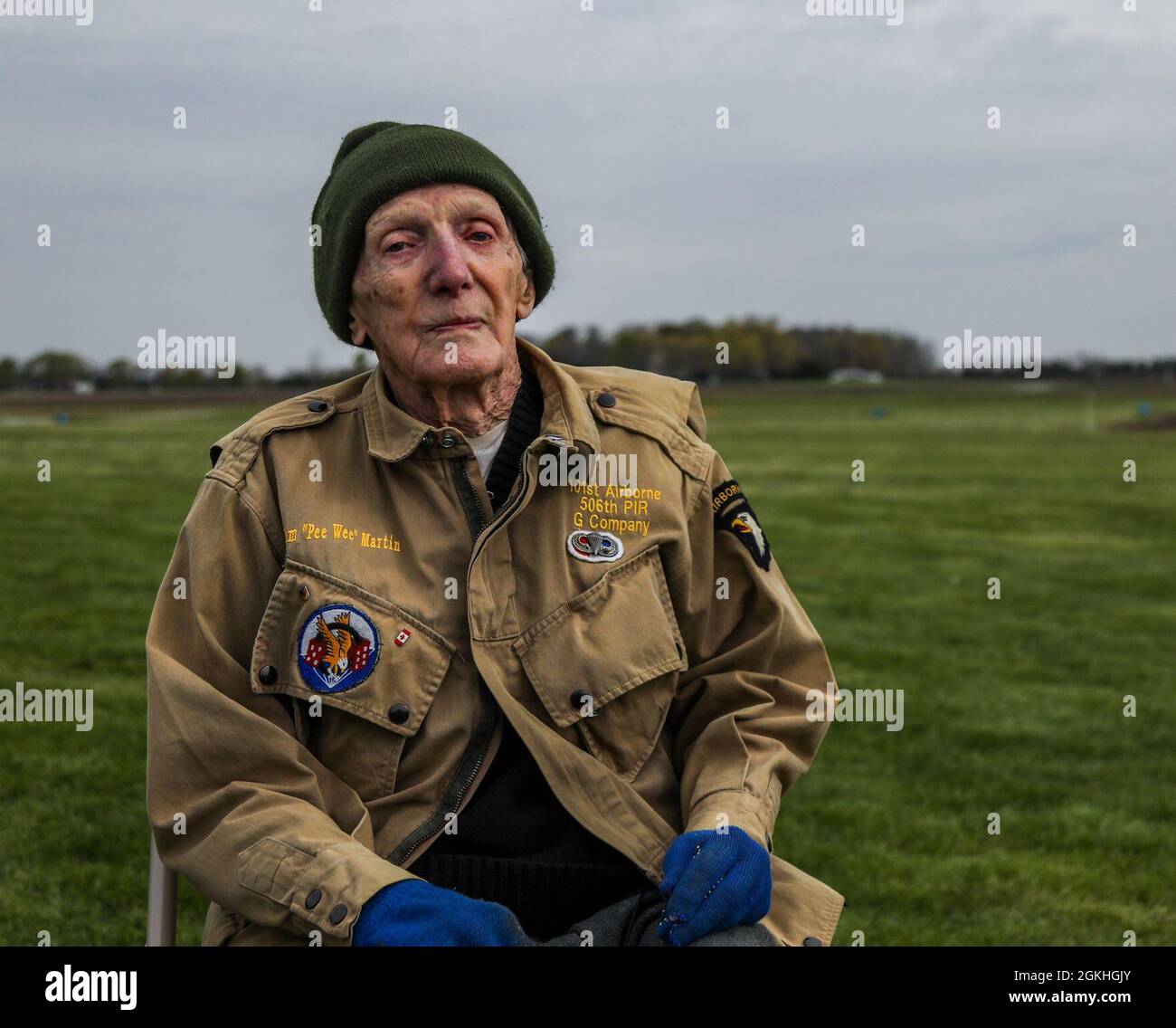 World War II veteran Jim “Pee Wee” Martin celebrates his 100th birthday ...