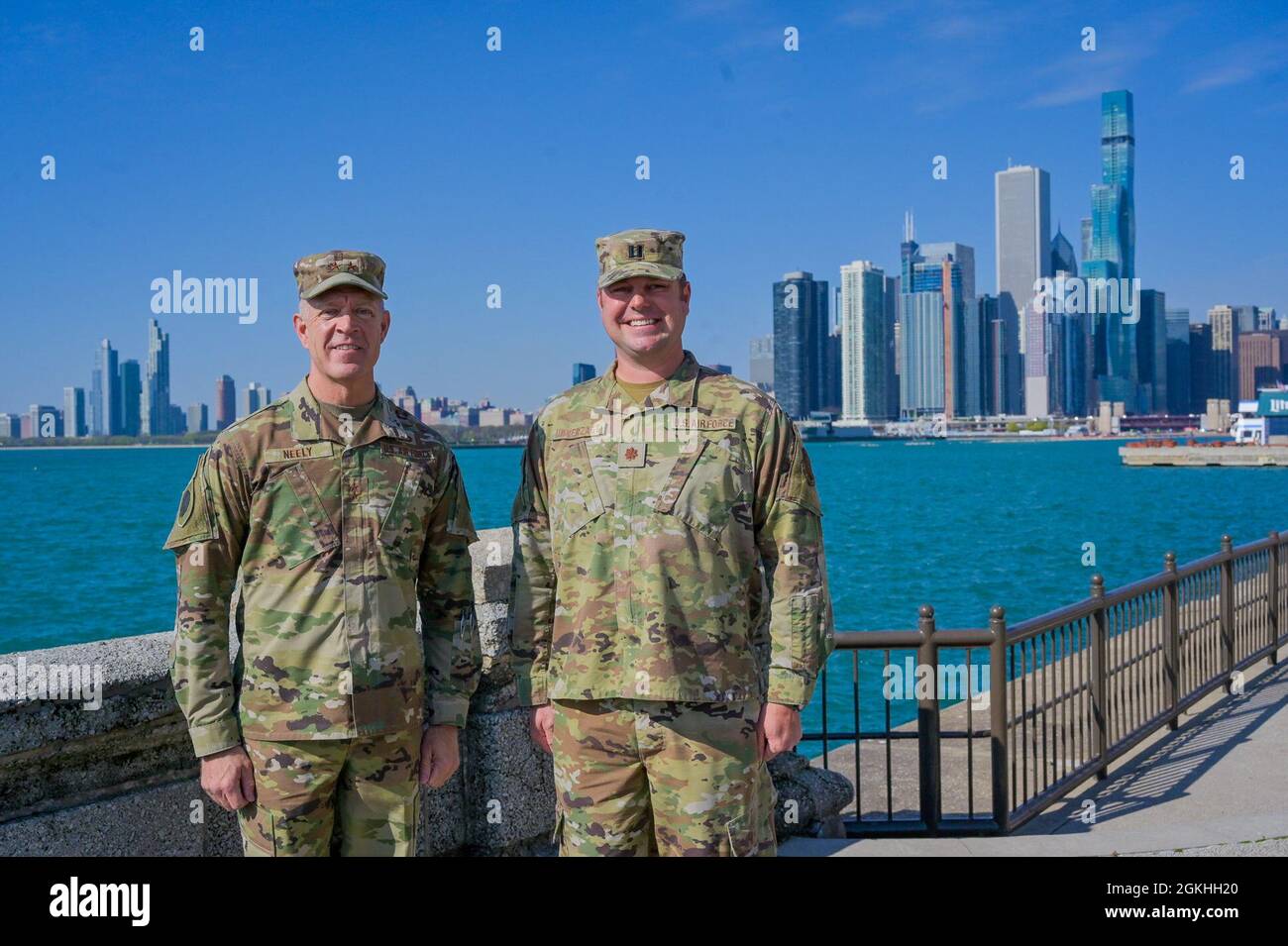 From left, U.S. Air Force Maj. Gen. Neely, The Adjutant General of ...