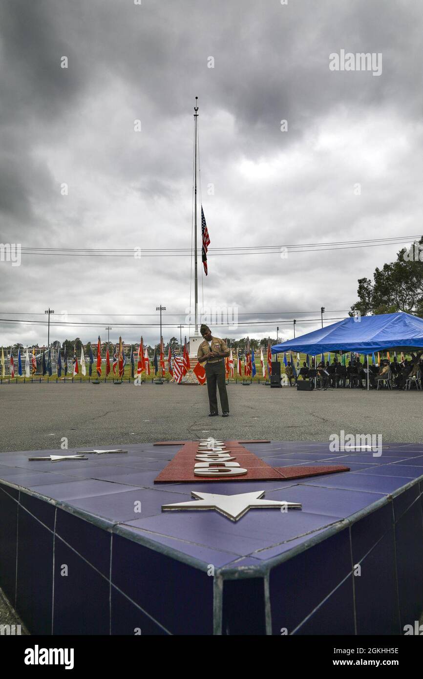 U.S. Marine Corps Sgt. Maj. Terrence C. Whitcomb, the outgoing sergeant ...