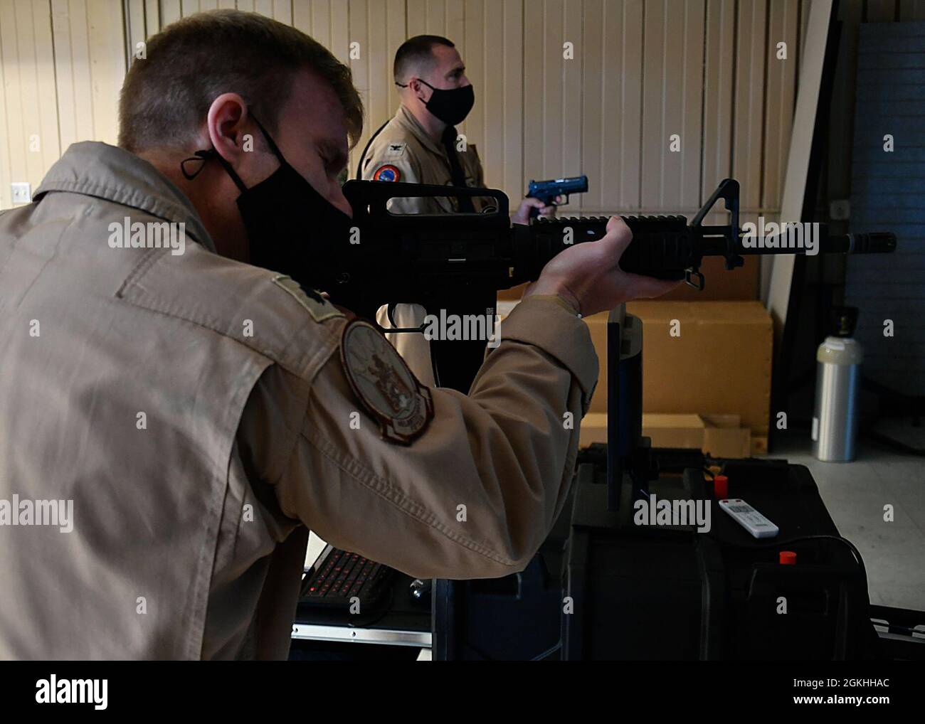 Firearms training simulator hi-res stock photography and images - Alamy