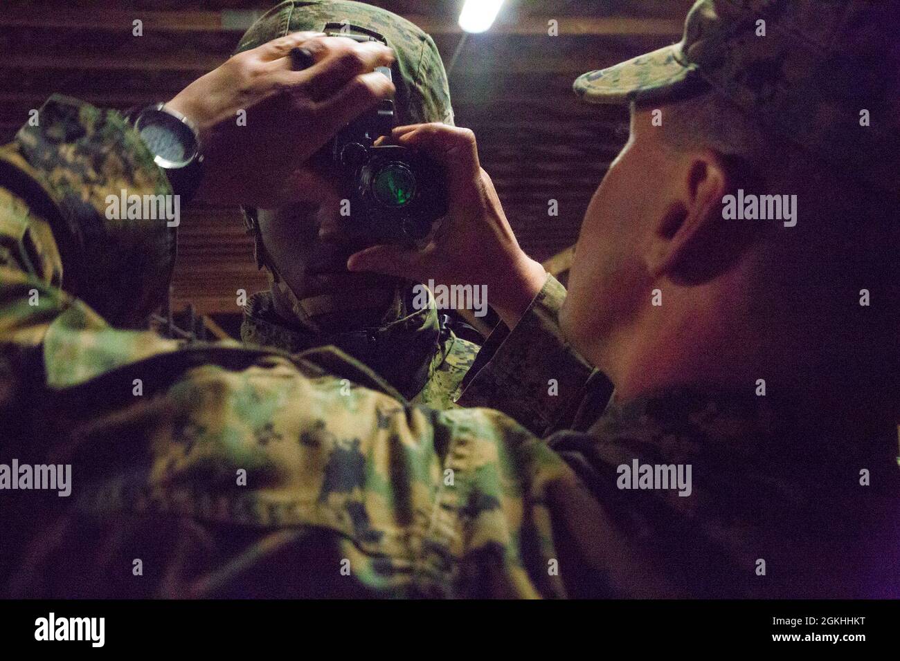 U.S. Marine Corps Staff Sergeant James Ahearn, a Marine Corps community ...
