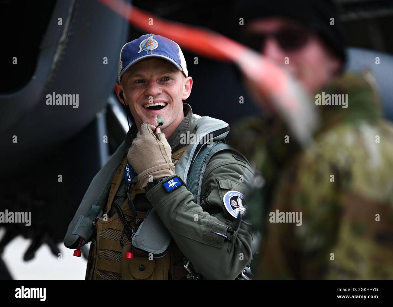 1st Lt. Nick Wendt, 492nd Fighter Squadron weapon systems officer ...