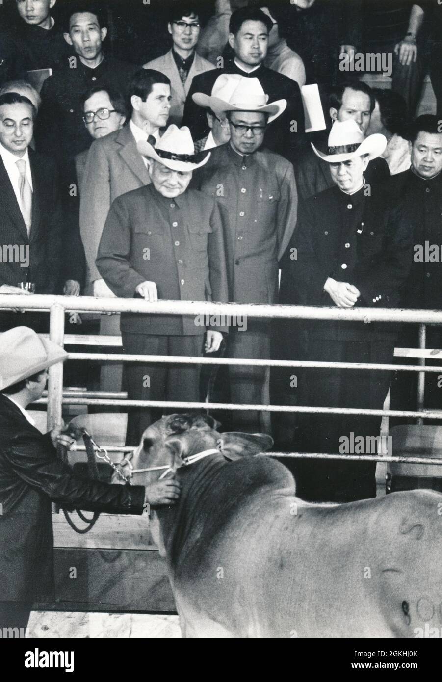 ©1979 Chinese Premier Deng Xaiopeng visits Houston, Texas Livestock ...