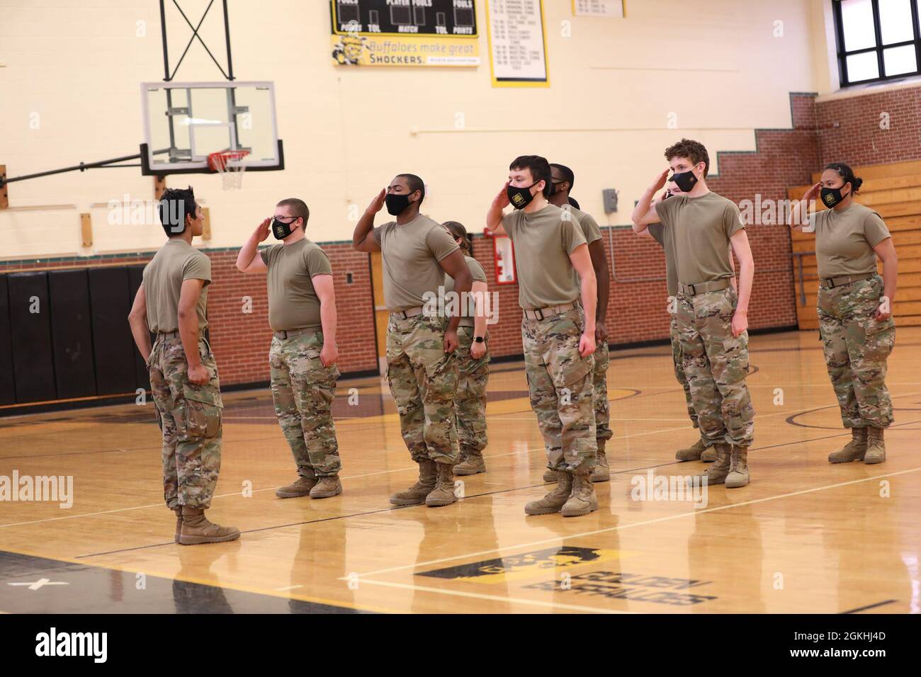 Junior reserve officer training corps participants hi-res stock ...
