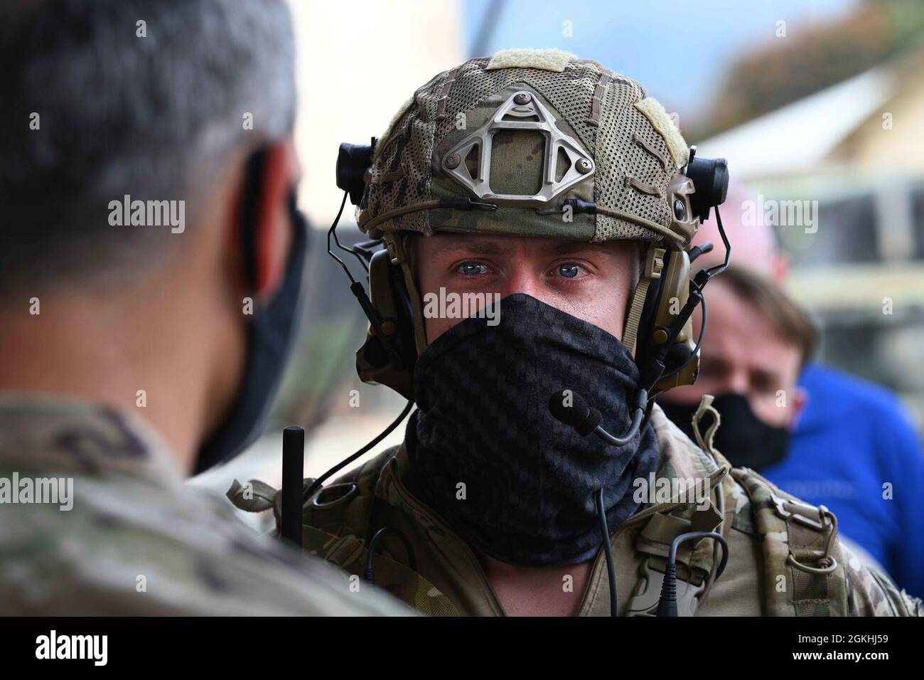 U.S. Air Force Senior Airman Travis Kubik, 25th Air Support Operations ...