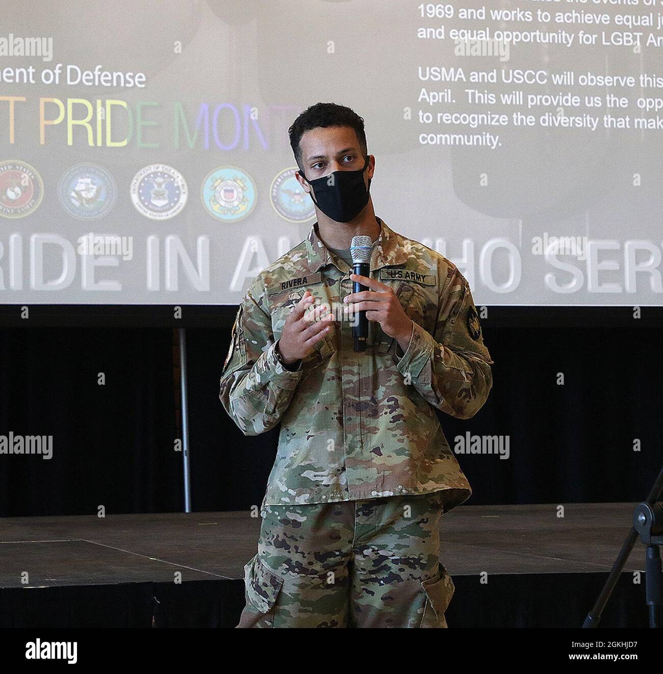 Class of 2023 Cadet Frankie Rivera speaks about the Spectrum club, an ...