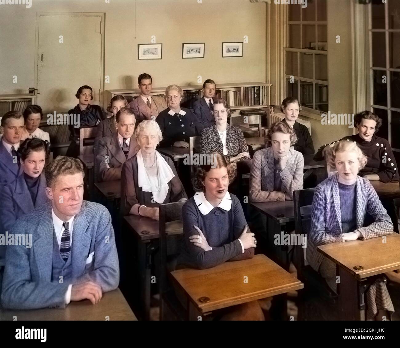 1940s high school hi-res stock photography and images - Alamy