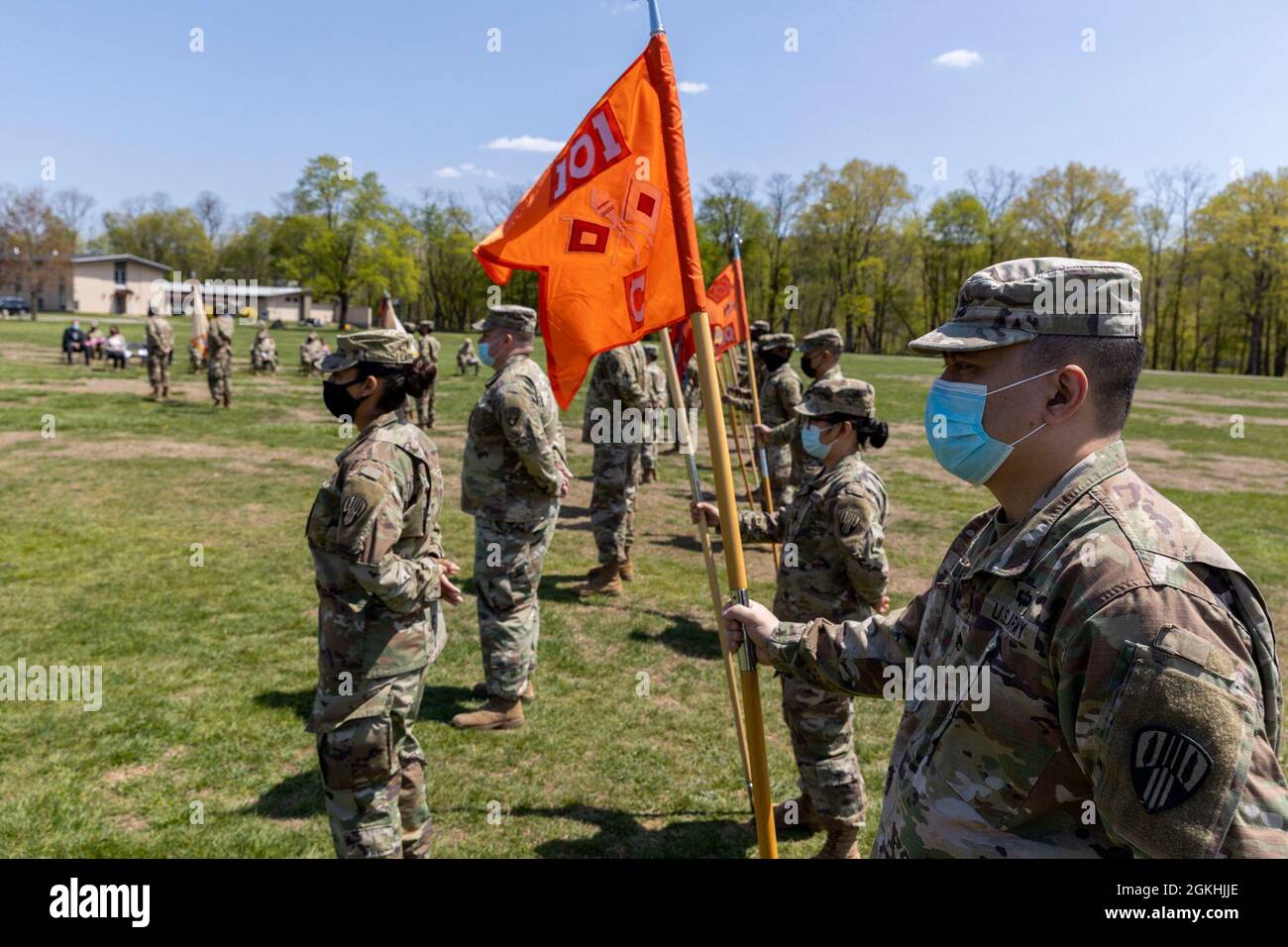 U.S. Army Soldiers of the 369th Sustainment Brigade, New York National ...