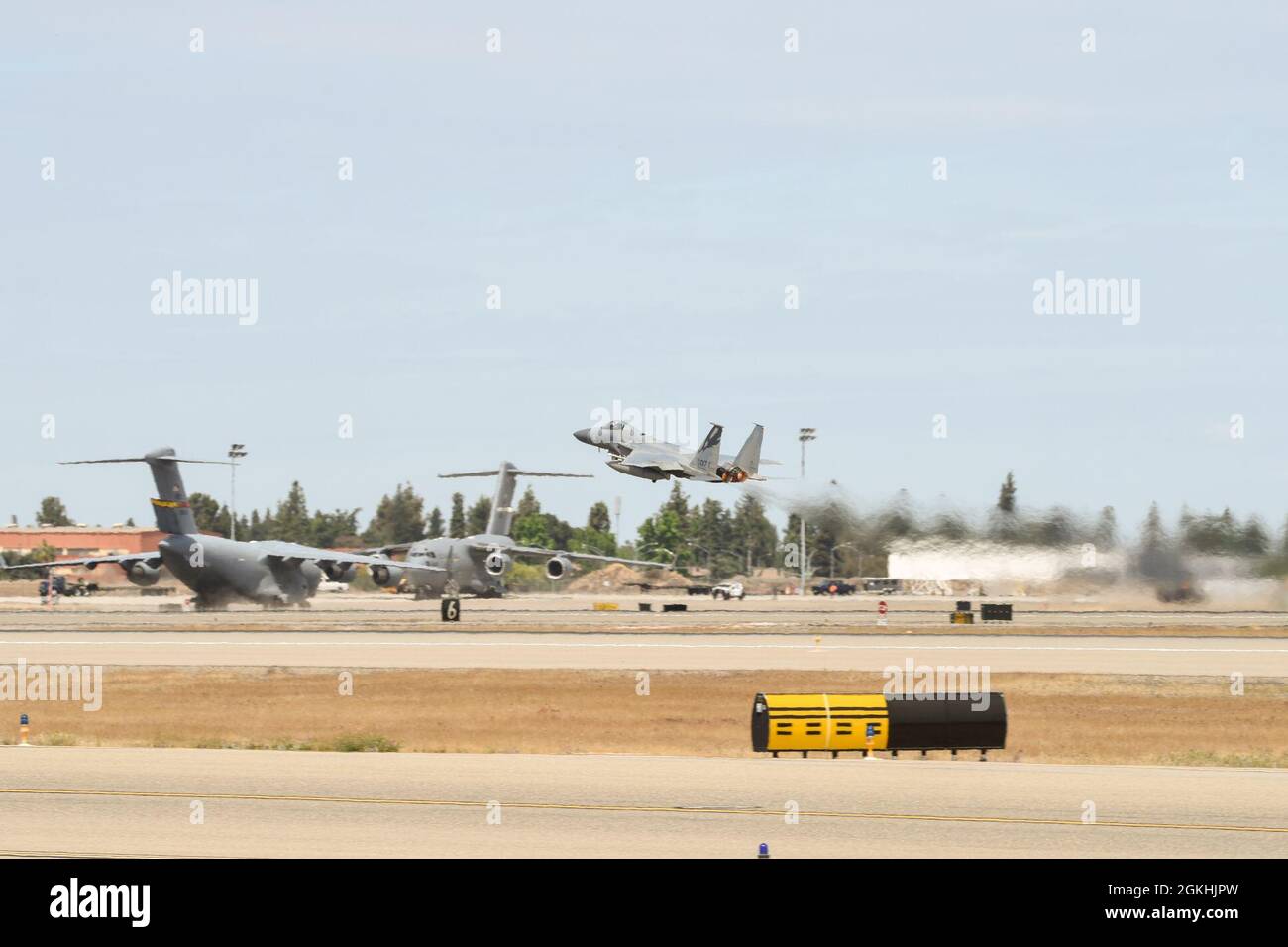 An F-15 Eagle form California Air National Guard’s 144th Fighter Wing ...