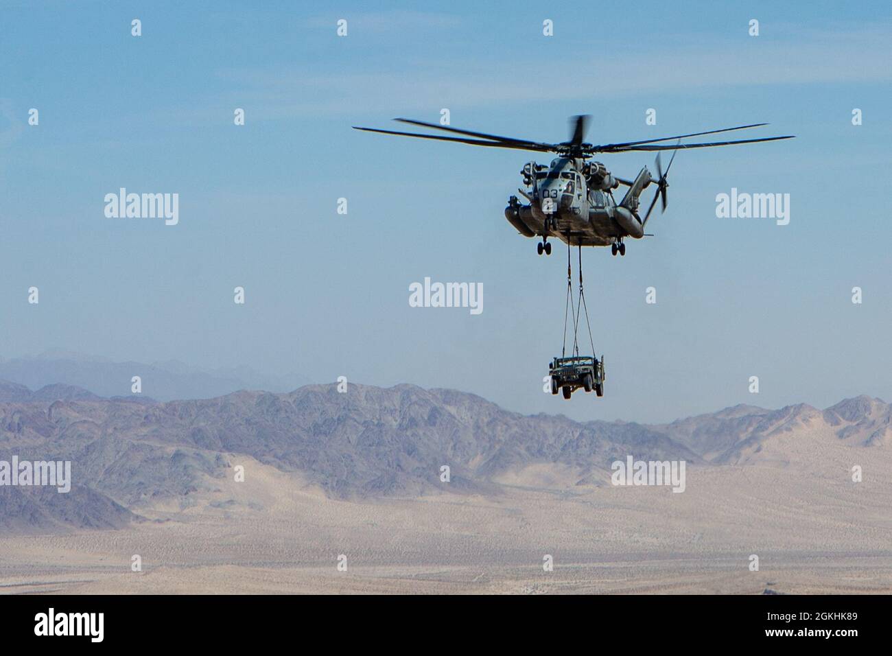 Marines with Marine Heavy Helicopter Squadron (HMH) 366 transport a ...
