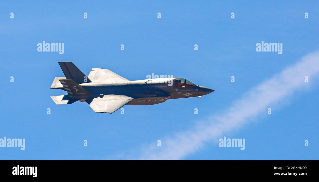 An F-35B Lightning II Joint Strike Fighter with Marine Fighter Attack ...