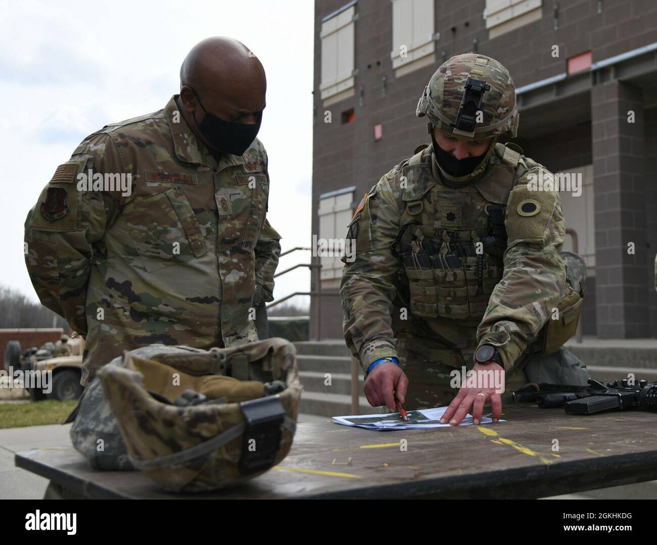 Army Lt. Col. Michael Zultak, battalion commander, 125th Infantry ...