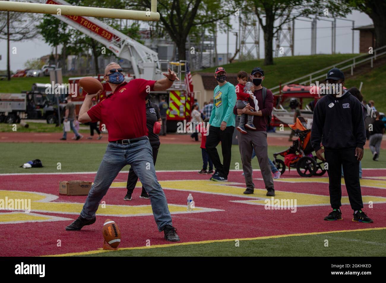 U.S. Marine Corps Col. William C. Bentley III, base commander of Marine ...