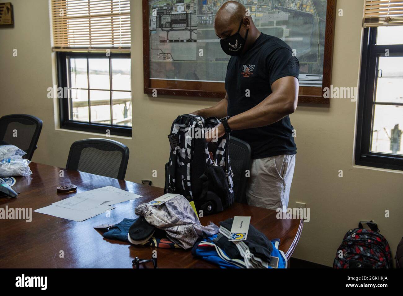 U.S. Air Force Maj. Duane Reid, director of operations at the 612th Air ...