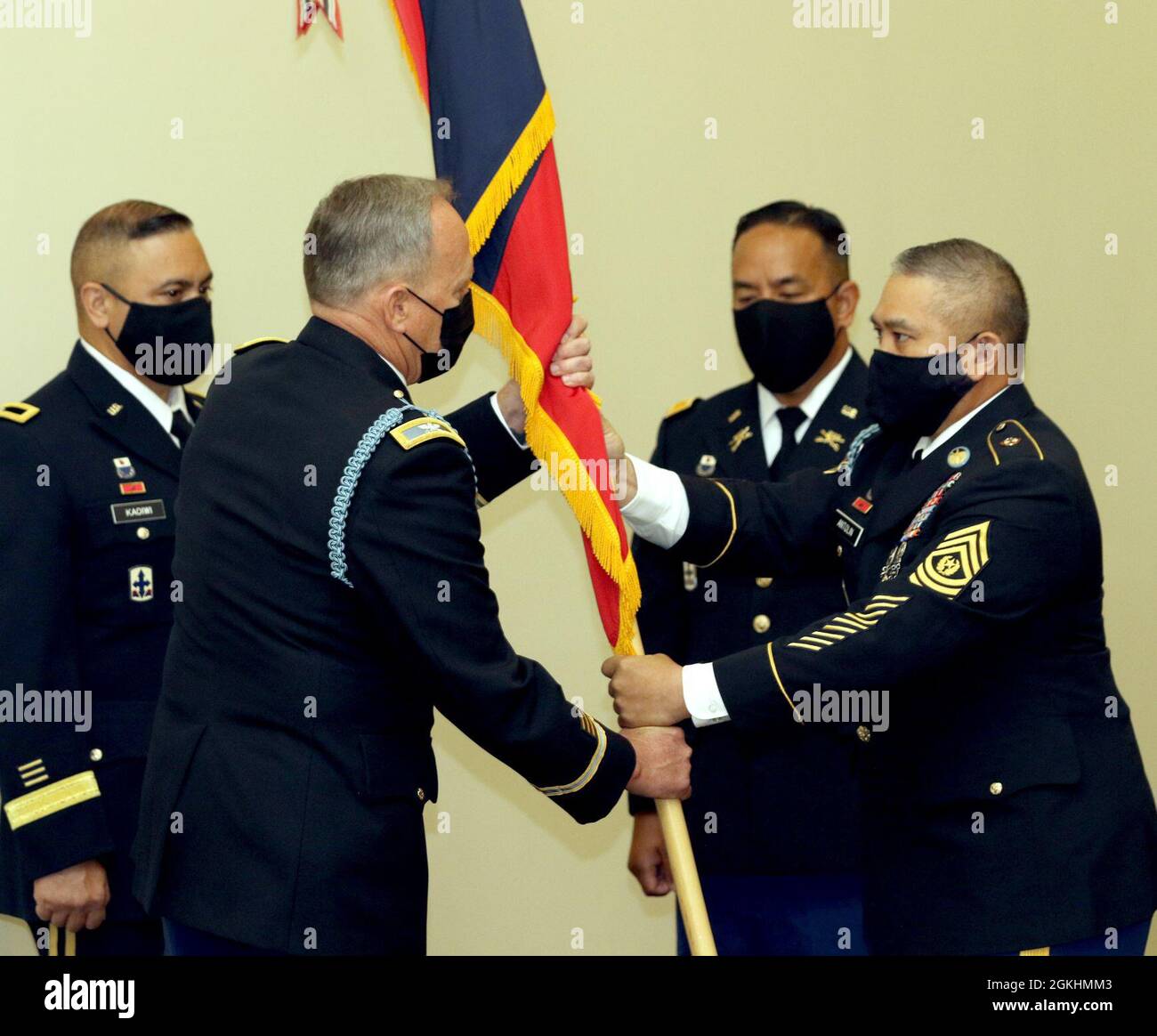 Hawaii Army National Guard Command Sgt. Maj. Shon K. Antolin surrenders ...