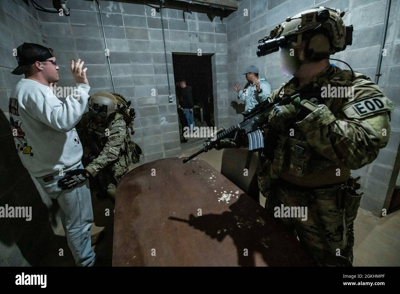 American and Uzbek Special Forces conduct training operations as part ...