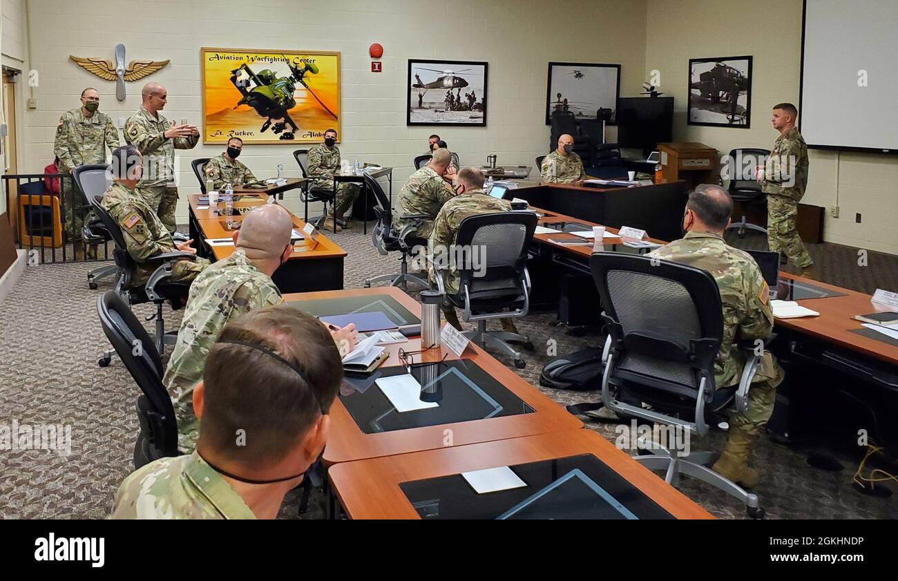 Pre-command course students at Fort Rucker hear from Maj. Gen. David J ...