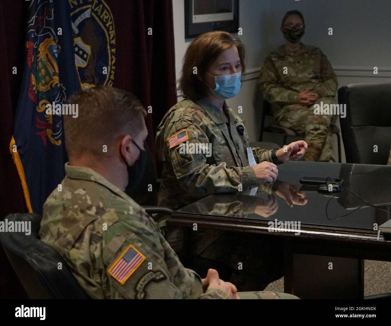 (Second from Left) Col. Laura McHugh, Deputy Adjutant General – Army ...