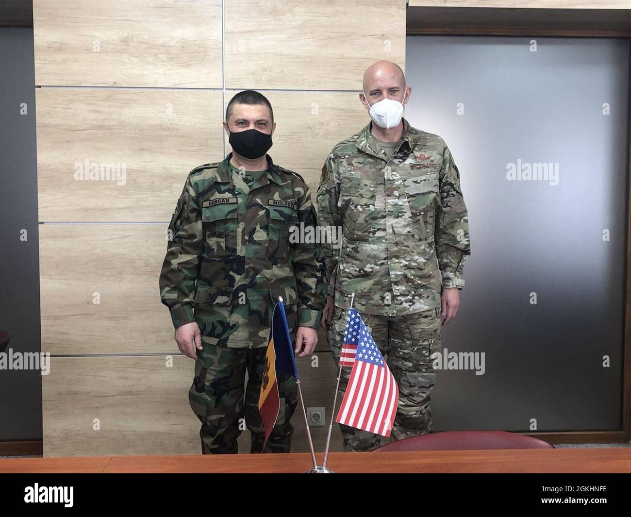 Maj. Gen David Tabor met with the Moldovan Chief of Defense, Brig. Gen ...