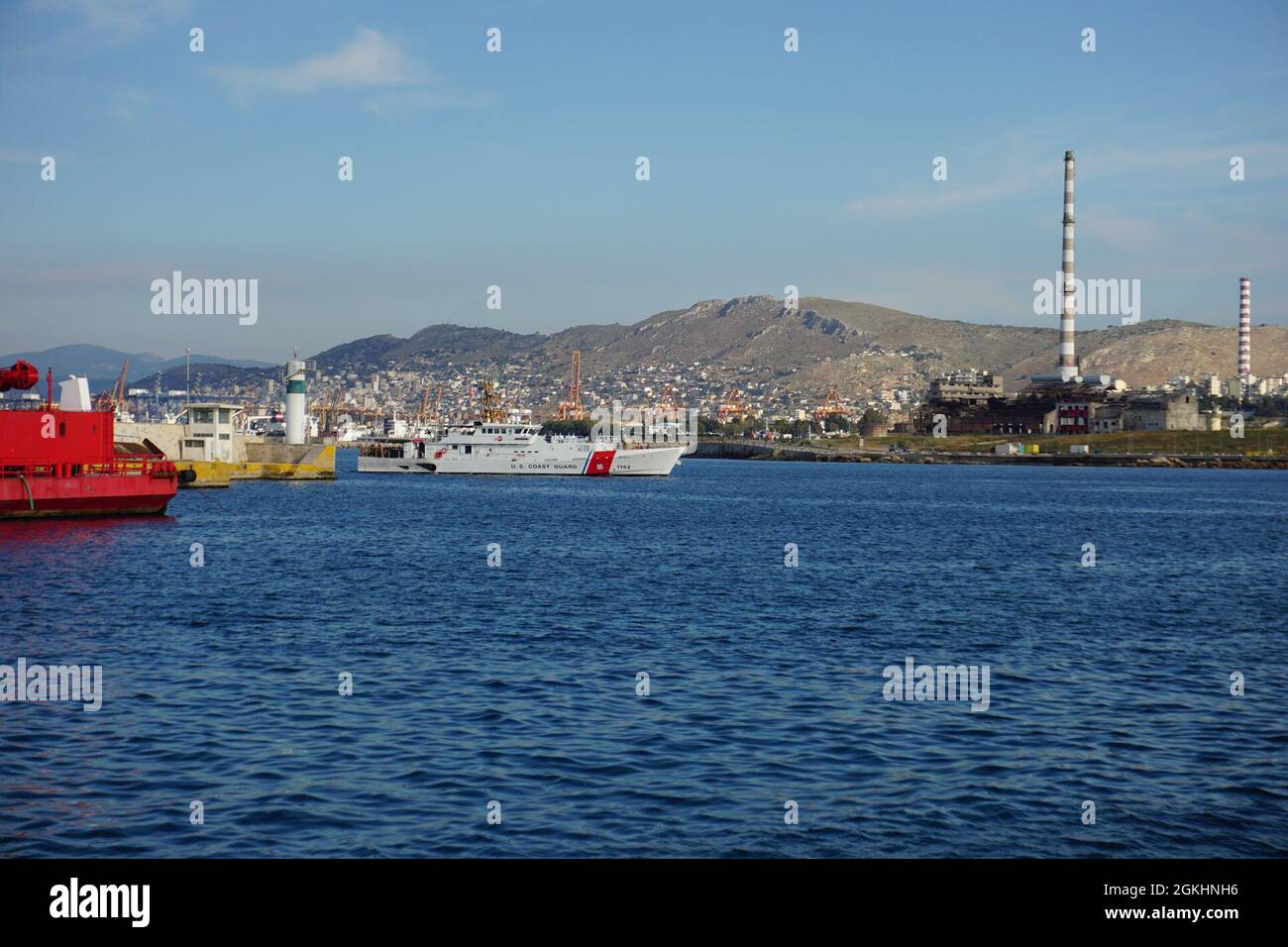 ATHENS, Greece (April 26, 2021) USCGC Robert Goldman (WPC 1142) arrives ...