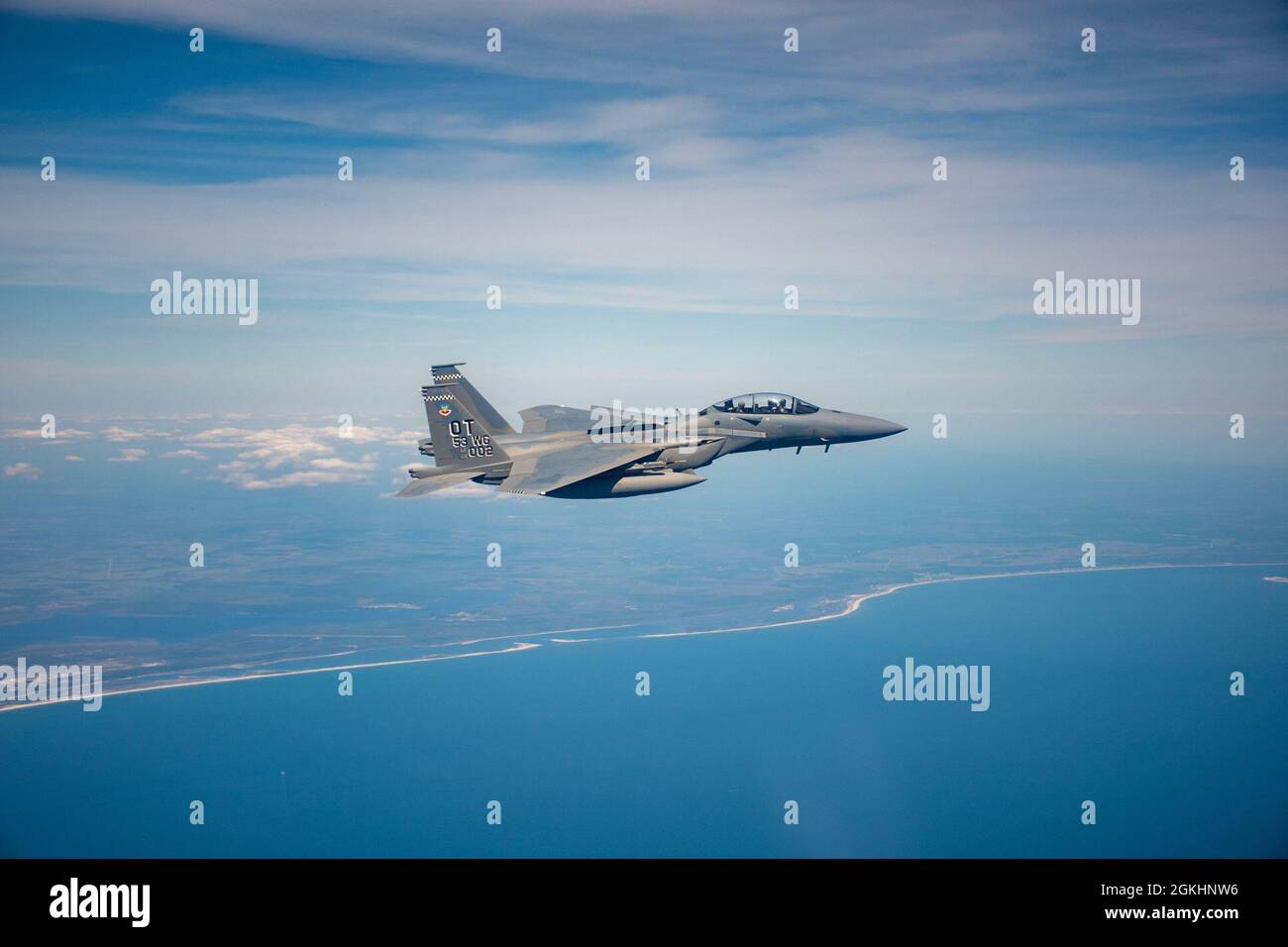 An F-15EX Eagle II from the 85th Test and Evaluation Squadron, 53rd ...
