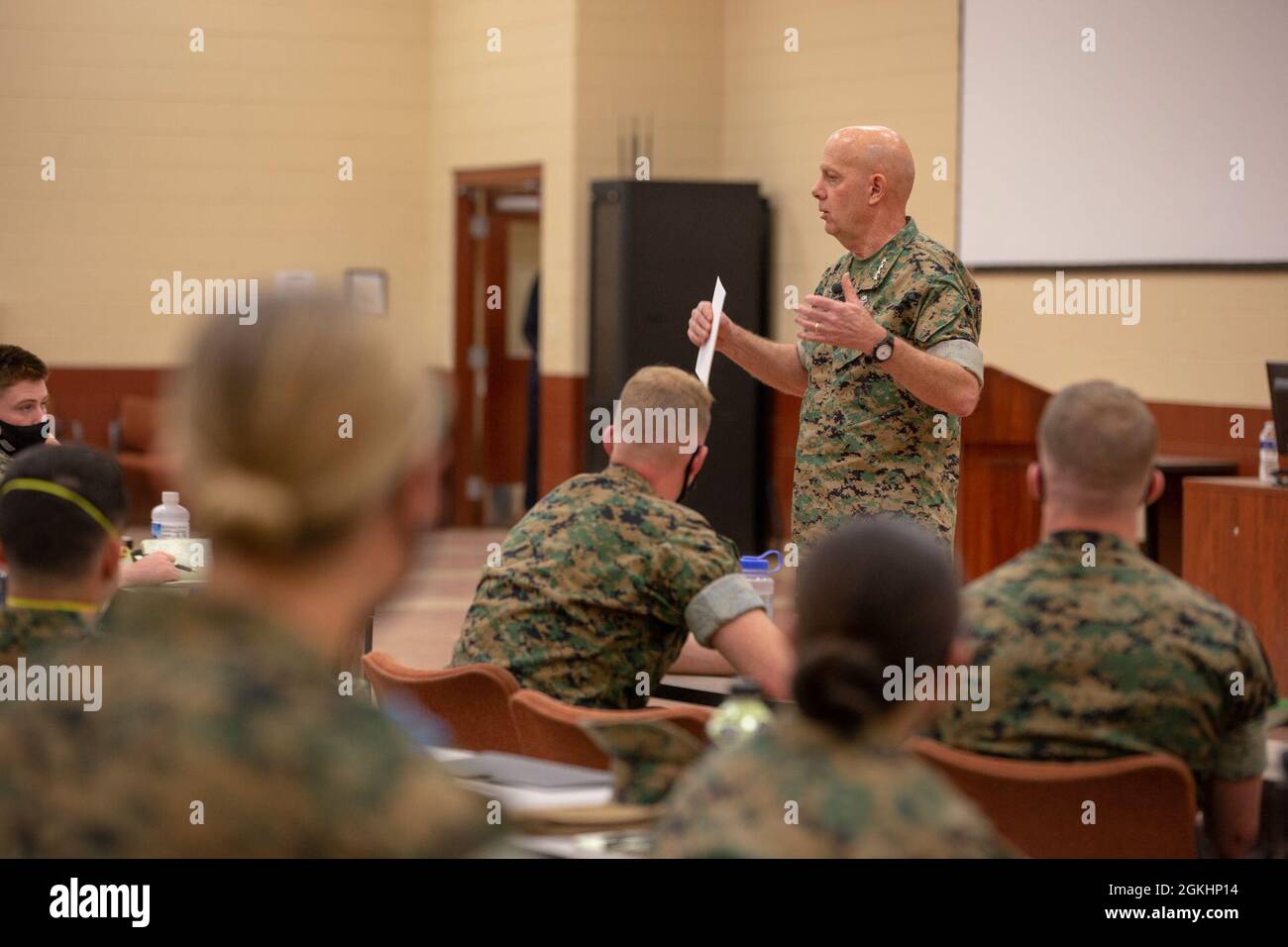 The 38th Commandant of the Marine Corps, Gen. David H. Berger ...