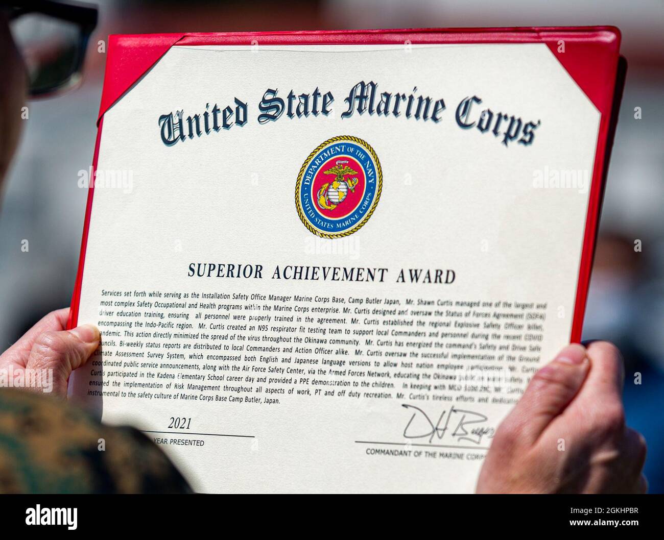 U.S. Marine Corps Sgt. Maj. Joy Kitashima, the sergeant major of Marine ...