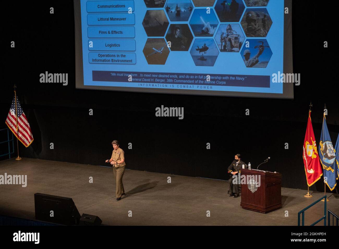 ANNAPOLIS, Md. (Apr. 26, 2021) Deputy Commandant for Information Lt ...